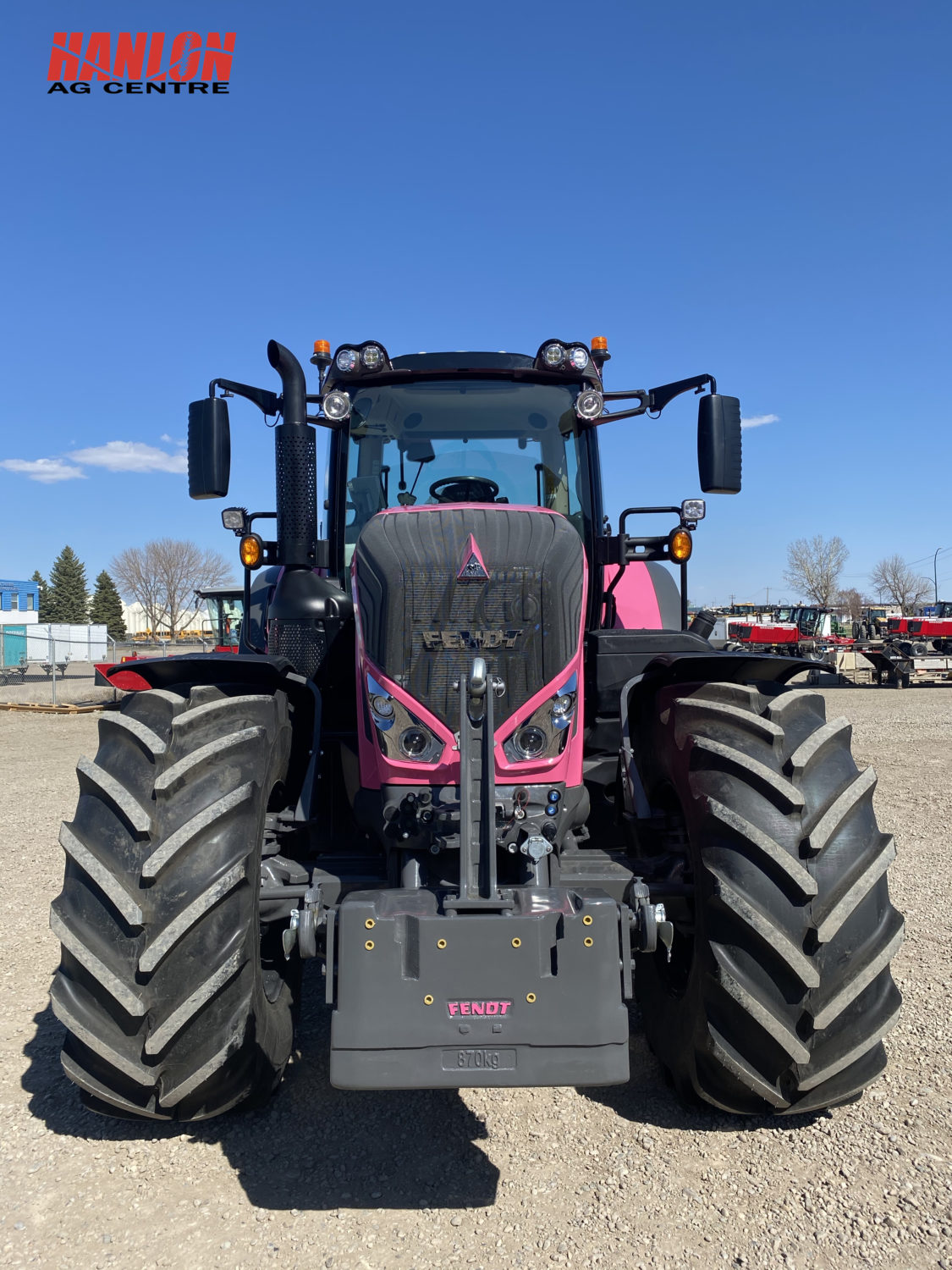 Pink Fendt Tractor - Hanlon Ag Centre