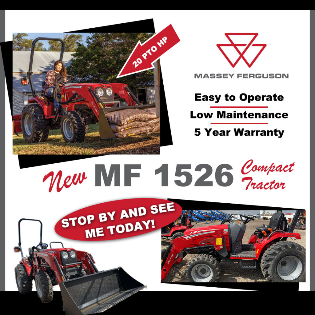 Massey Ferguson 1526 Compact Tractor - Hanlon Ag Centre
